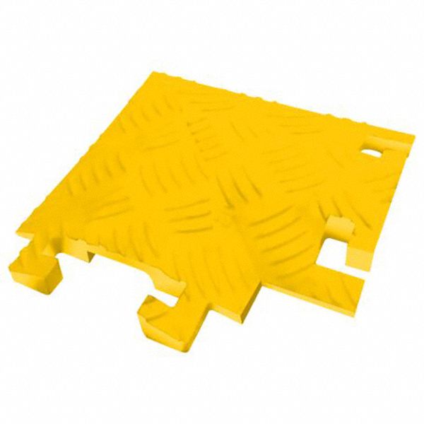 Yellow, Polyurethane, CABLE PROTECTOR - 61KL12|FL90RT1X4-Y - Grainger