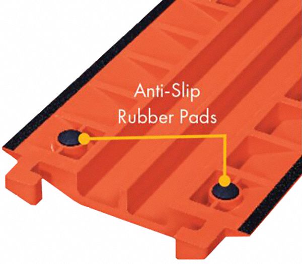 Black, Rubber, Anti-Slip Rubber Pad - 61KL16|CPRPKIT.75-18 - Grainger