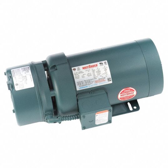 LEESON, Totally Enclosed Fan Cooled, 2 hp Horsepower, Brake Motor ...