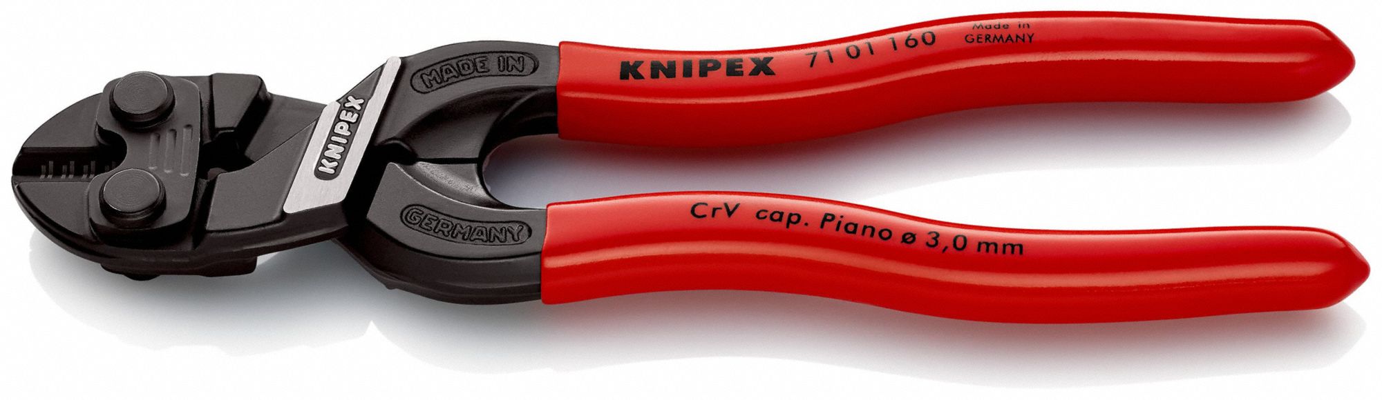 KNIPEX, Steel, For 3/16 in Max Dia Soft Steel, Bolt Cutter - 61KP84|71 ...
