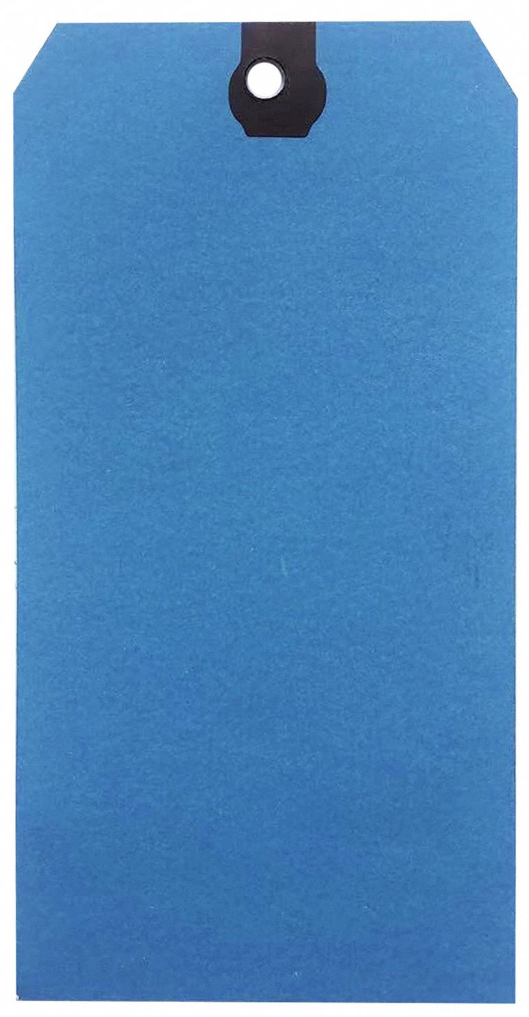 APPROVED VENDOR Blank Shipping Tag,Paper,Blue,PK500 - Blank Shipping ...
