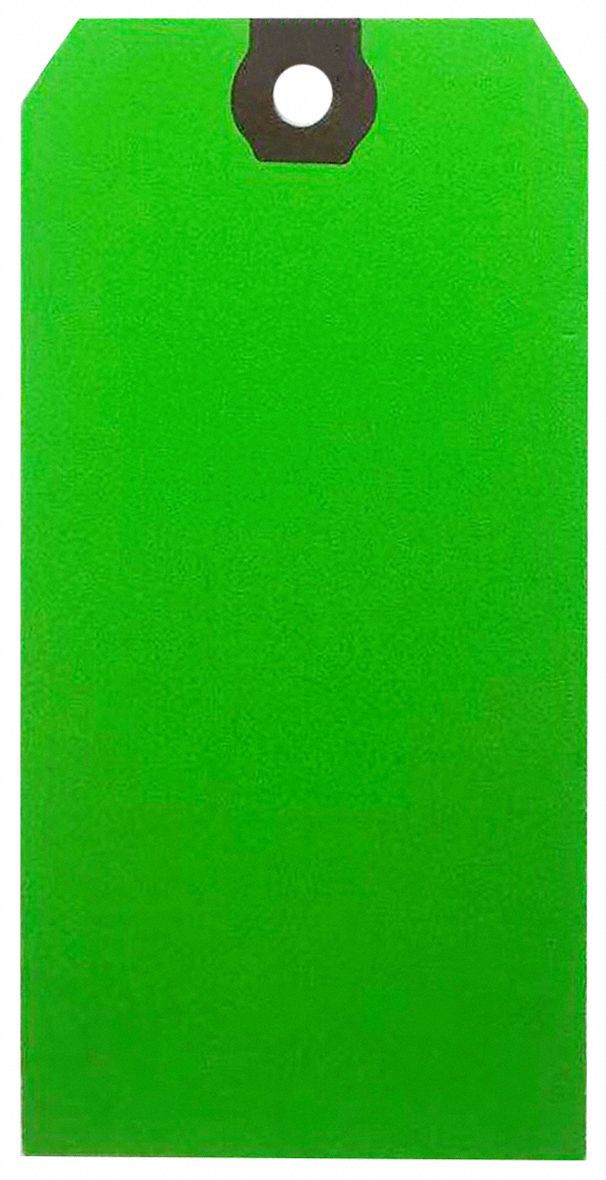 APPROVED VENDOR Blank Shipping Tag,Paper,Green,PK1000 - Blank Shipping ...