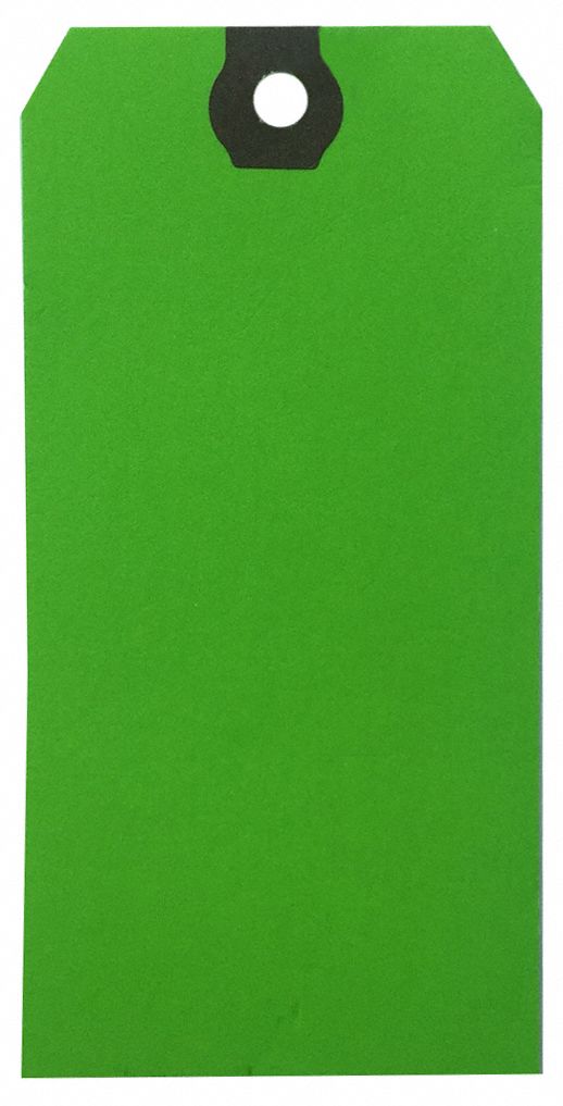 APPROVED VENDOR Blank Shipping Tag,Paper,Green,PK500 - Blank Shipping ...