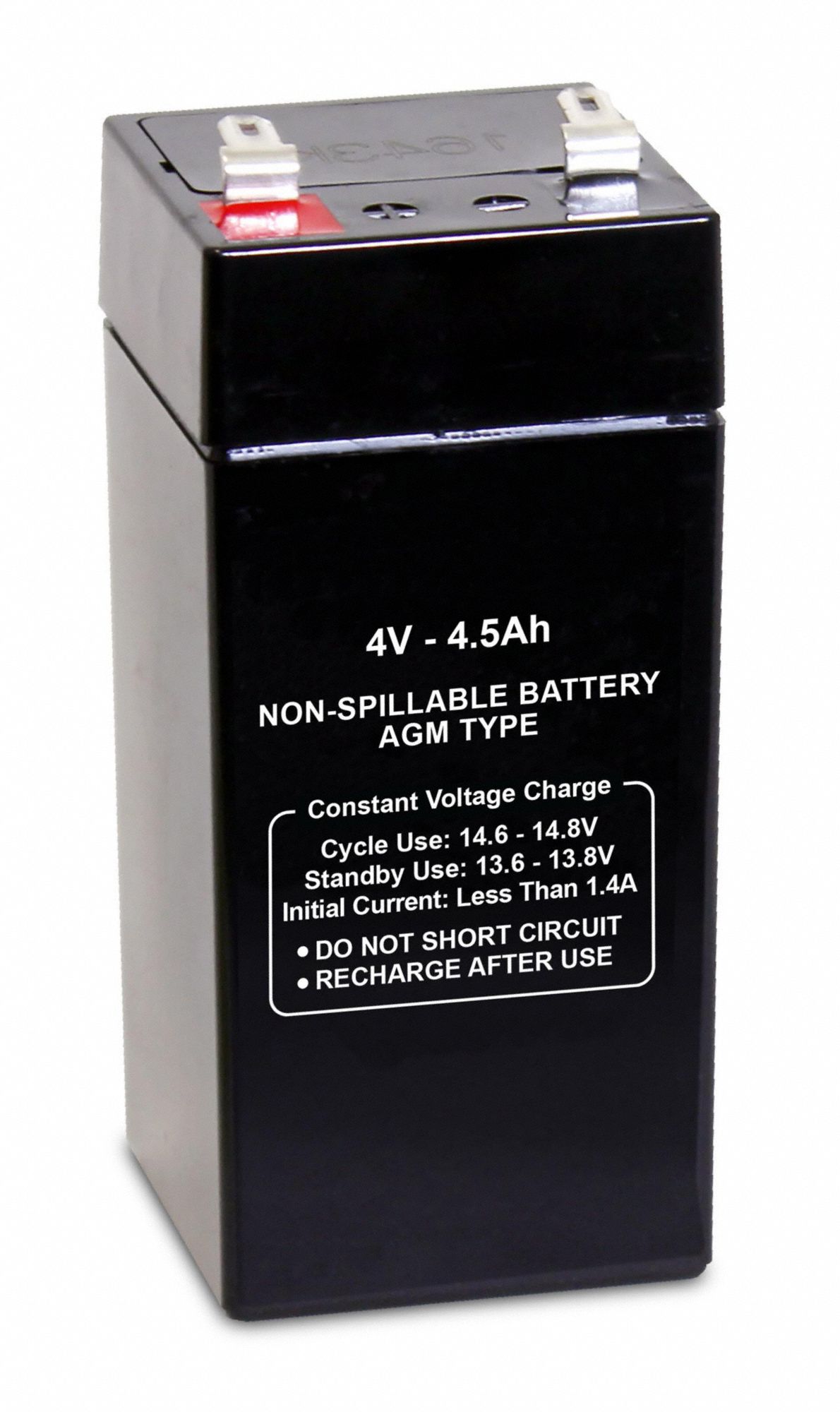 4V DC, 4.5 Ah Capacity, Sealed Lead Acid Battery - 61KW70|47026 - Grainger
