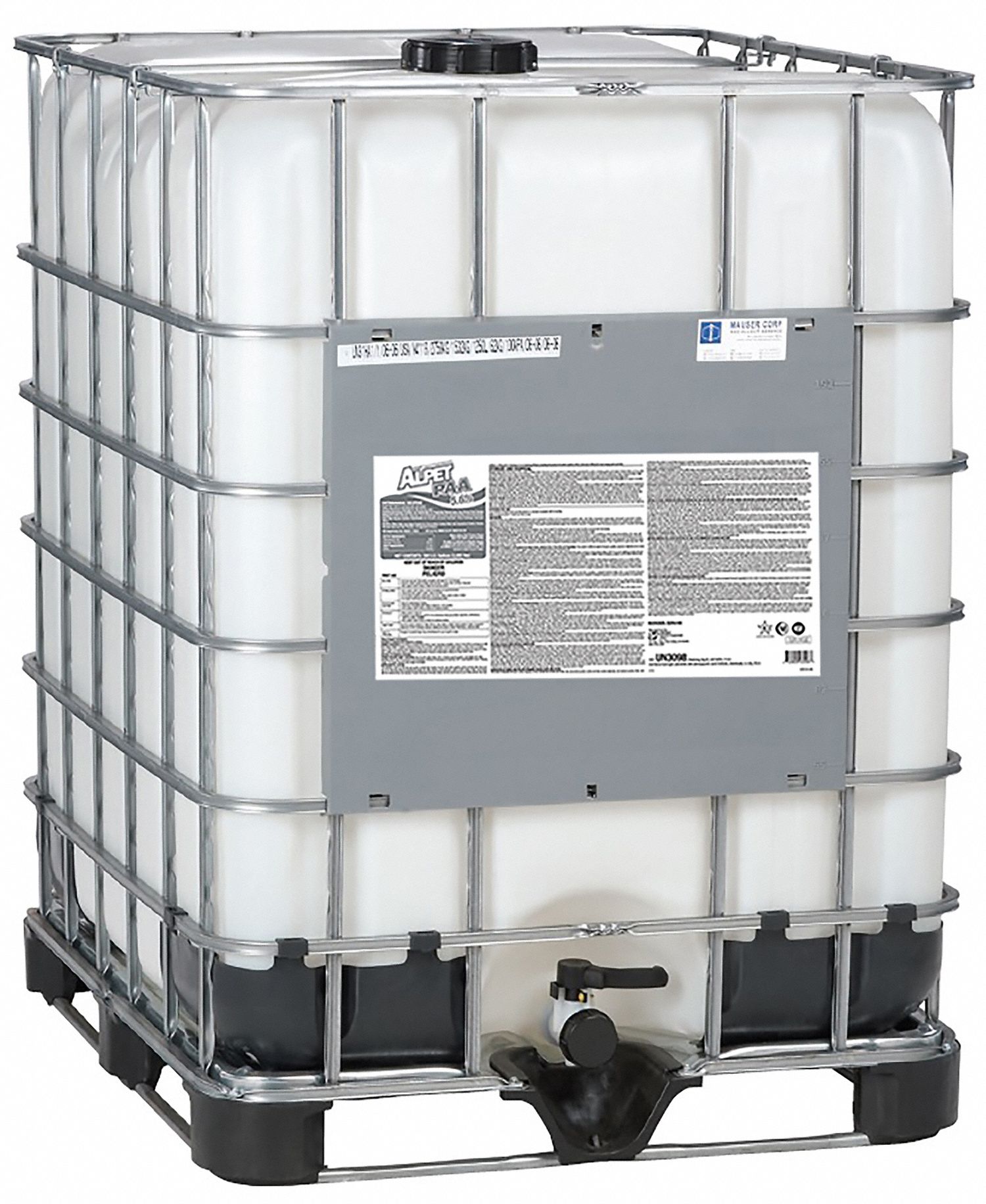 ALPET, Tote, 300 gal Container Size, Peracetic Acid Food Contact ...