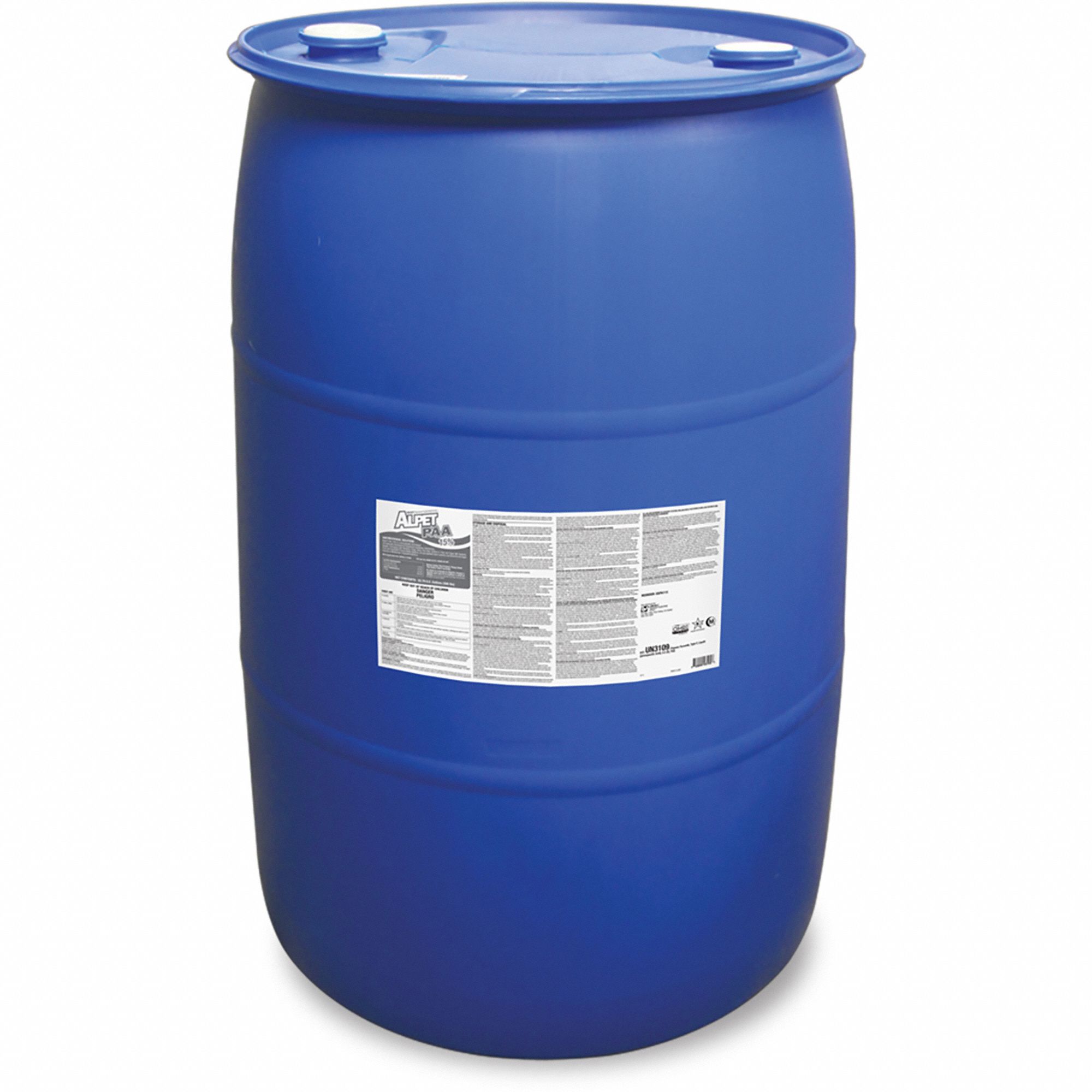 ALPET, Drum, 53 gal Container Size, Peracetic Acid Food Contact Surface ...