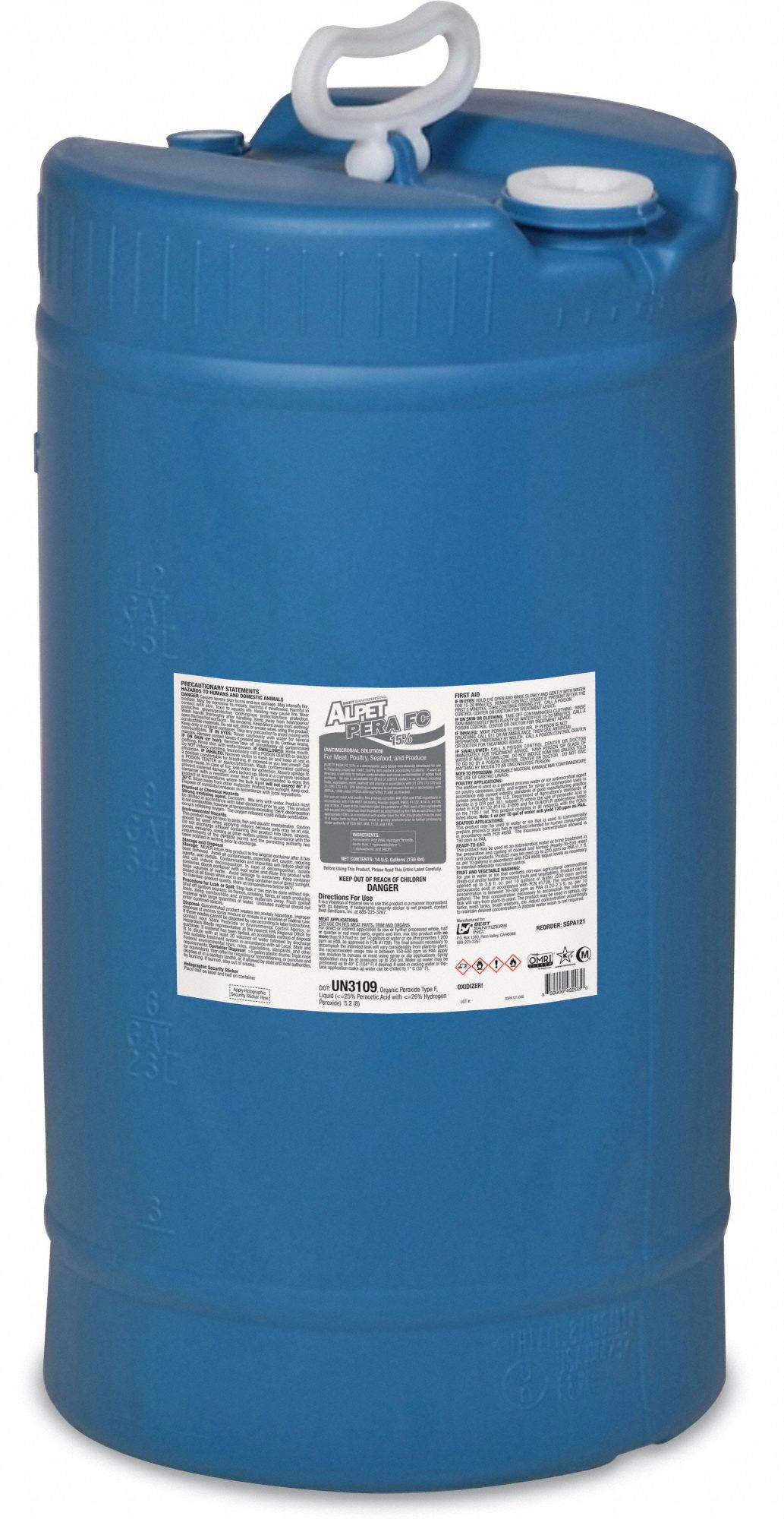 ALPET, Drum, Concentrated, Antimicrobial Solution for Meat, Poultry ...