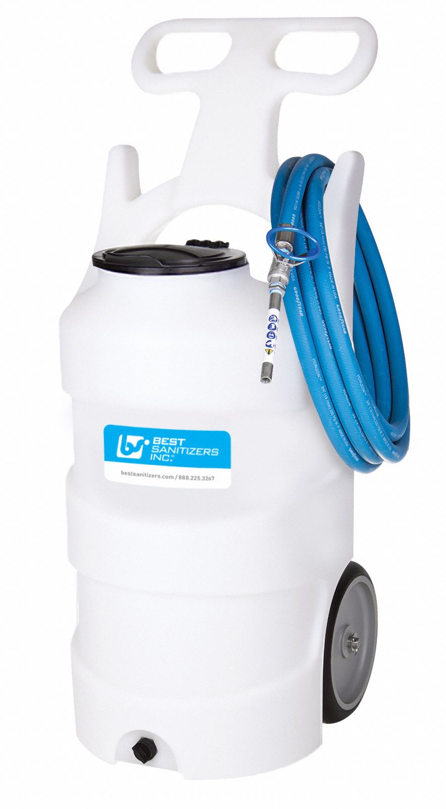 BEST SANITIZERS, INC., 10 gal Container Capacity, Foam, Portable Foam ...
