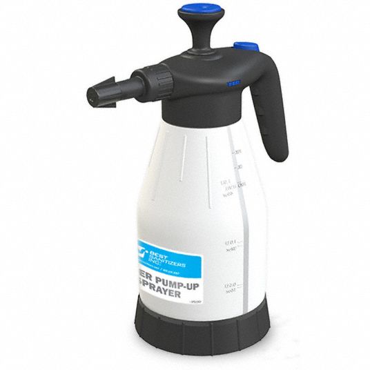 BEST SANITIZERS, INC., 1.5 L Container Capacity, Stream, Pump-Up ...