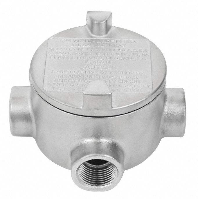 Stainless Steel, GUAT, Conduit Outlet Body - 61LT66|S61000GUAT - Grainger