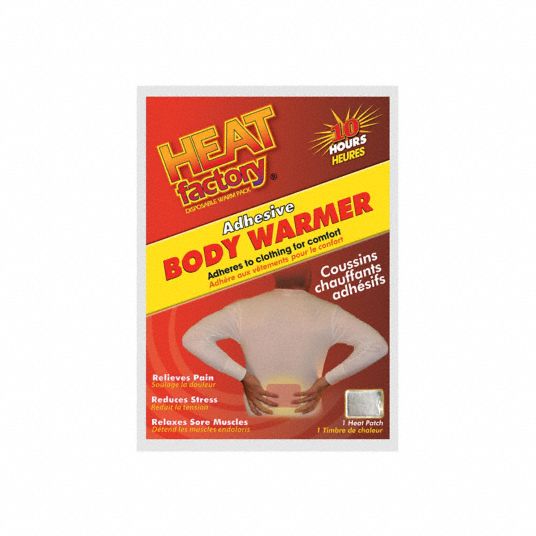 HEAT FACTORY USA, 6 in Temp Pack Lg, 4 in Temp Pack Wd, Heat Pack ...