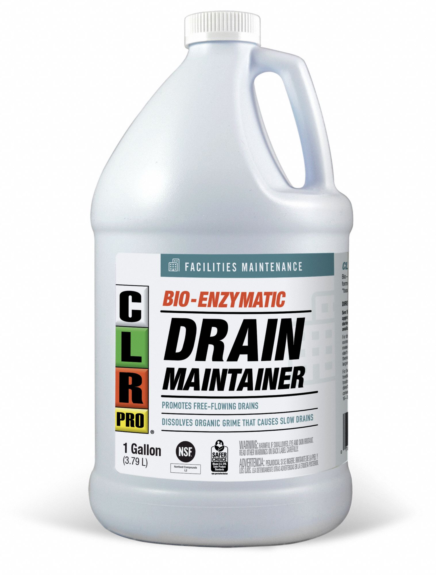 CLR PRO Drain Maintainer: Jug, 1 gal, Liquid, Unscented - 61LV26|G-FM ...