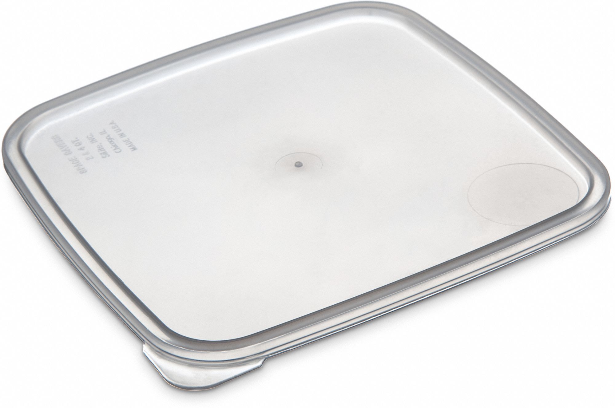 CARLISLE, Clear Body, Clear Lid, Food Storage Container Lid - 61LW24 ...