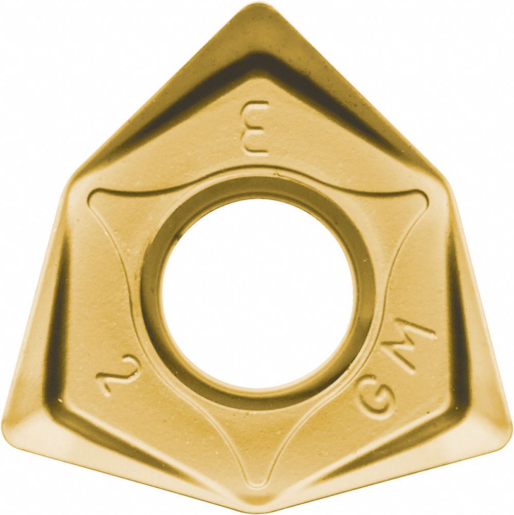 Trigon Milling Insert,CVD Carbide - Grainger