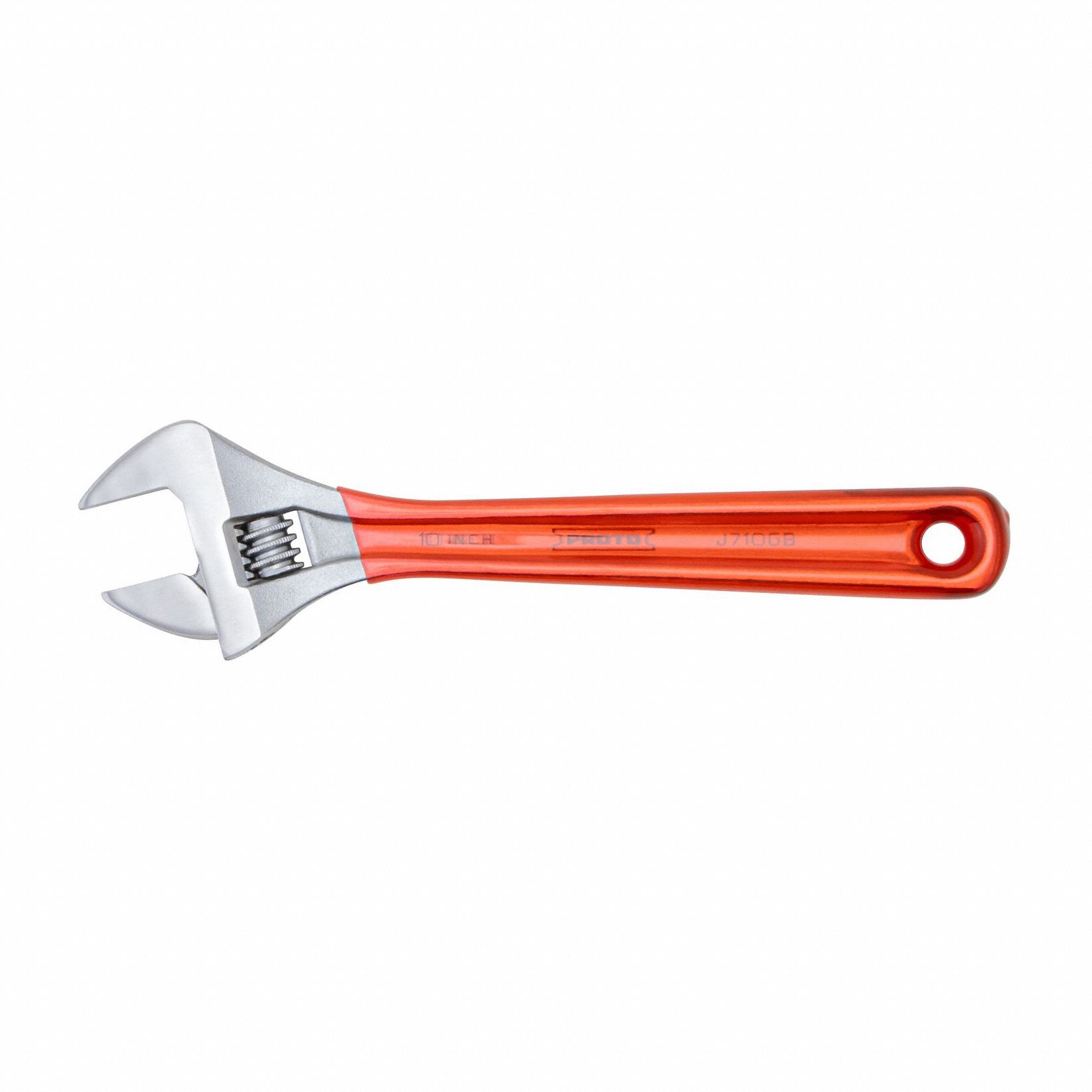 PROTO, Alloy Steel, Chrome, Adjustable Wrench - 61TH87|J710GB - Grainger PROTO, Alloy Steel, Chrome, Adjustable Wrench - 61TH87|J710GB - Grainger