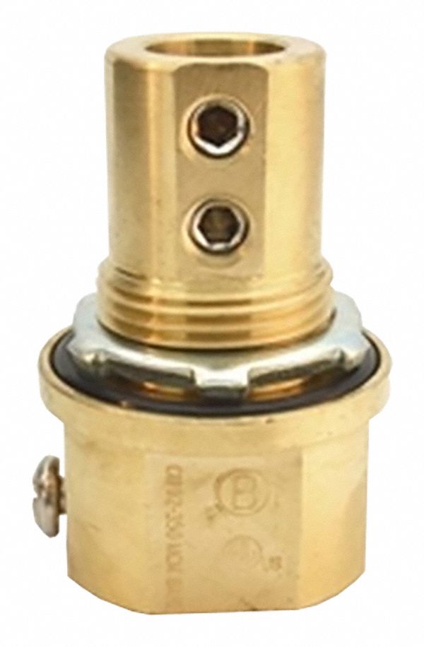 BRIDGEPORT FITTINGS, 1 in Trade Size, 2 13/16 in Overall Lg, Grounding ...