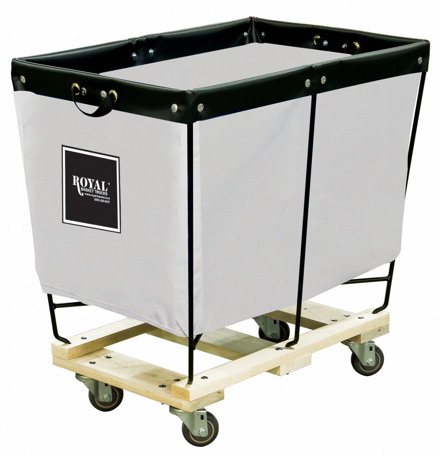 ROYAL BASKET TRUCKS, 10 cu ft Cubic Foot Capacity, Canvas, Elevated ...