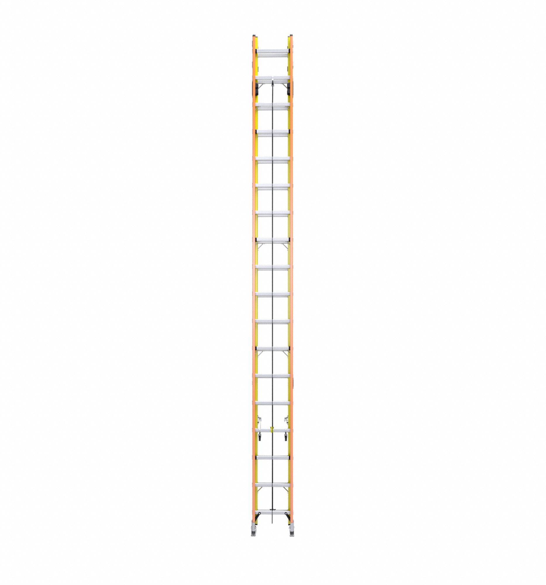 WERNER, 36 ft Ladder Size, Fiberglass, Extension Ladder - 61UG91|T6236 ...