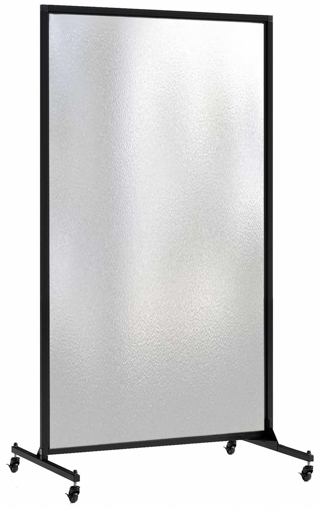 SCREENFLEX 1 Panels 6 Ft 2 In Frosted 1 Panel Room Divider 61UH95