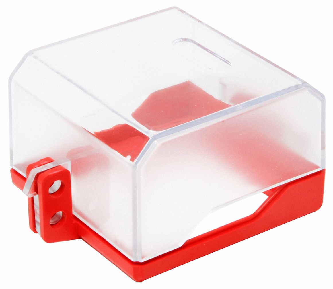 ZING, For 2.36 in Max Button Dia, Clear, Control Panel Lockout - 61UJ10 ...