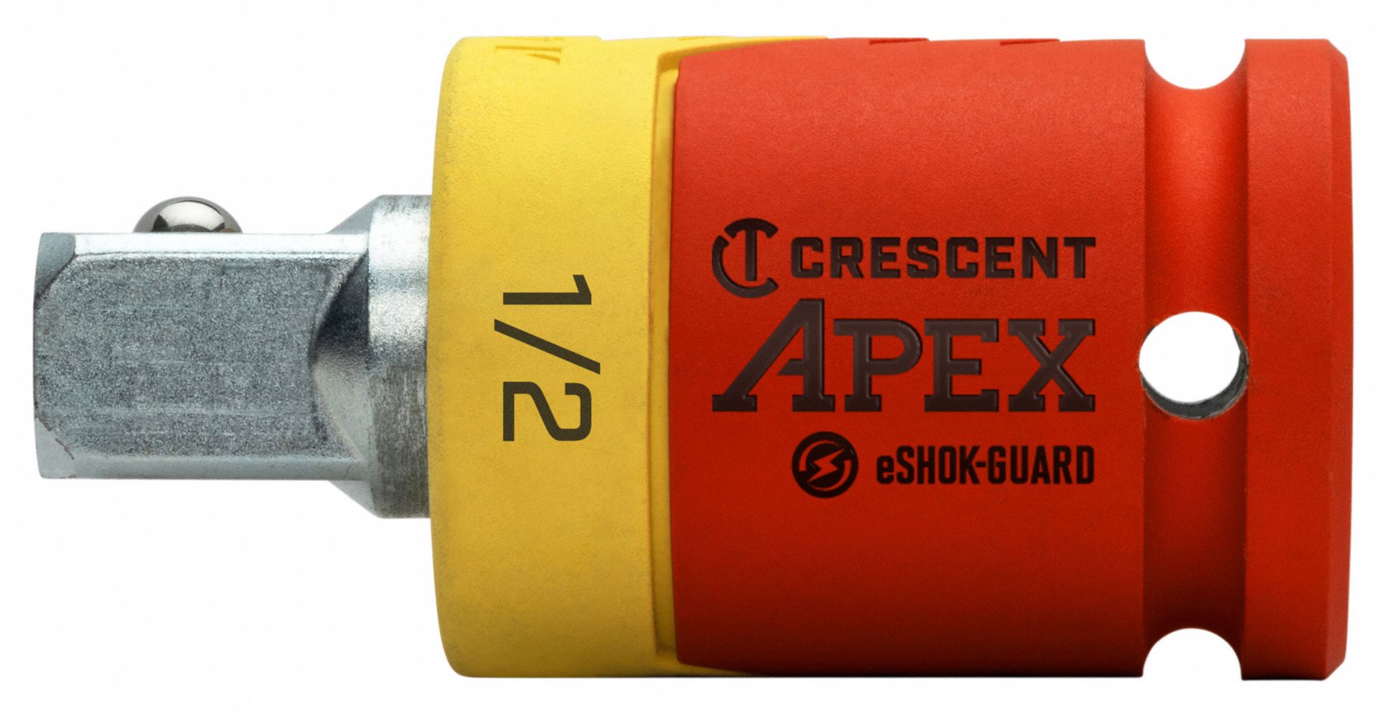 APEX, 1/2 in Input Drive Size, Chrome, Socket Isolator 1/2" x 2-1/2 ...