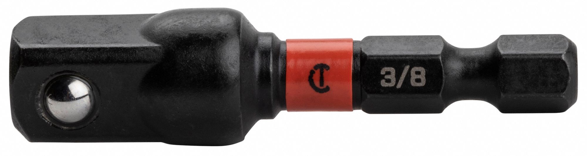 APEX, 1/4 in Input Drive Size, Black Oxide, Impact 3/8" Drive Socket ...