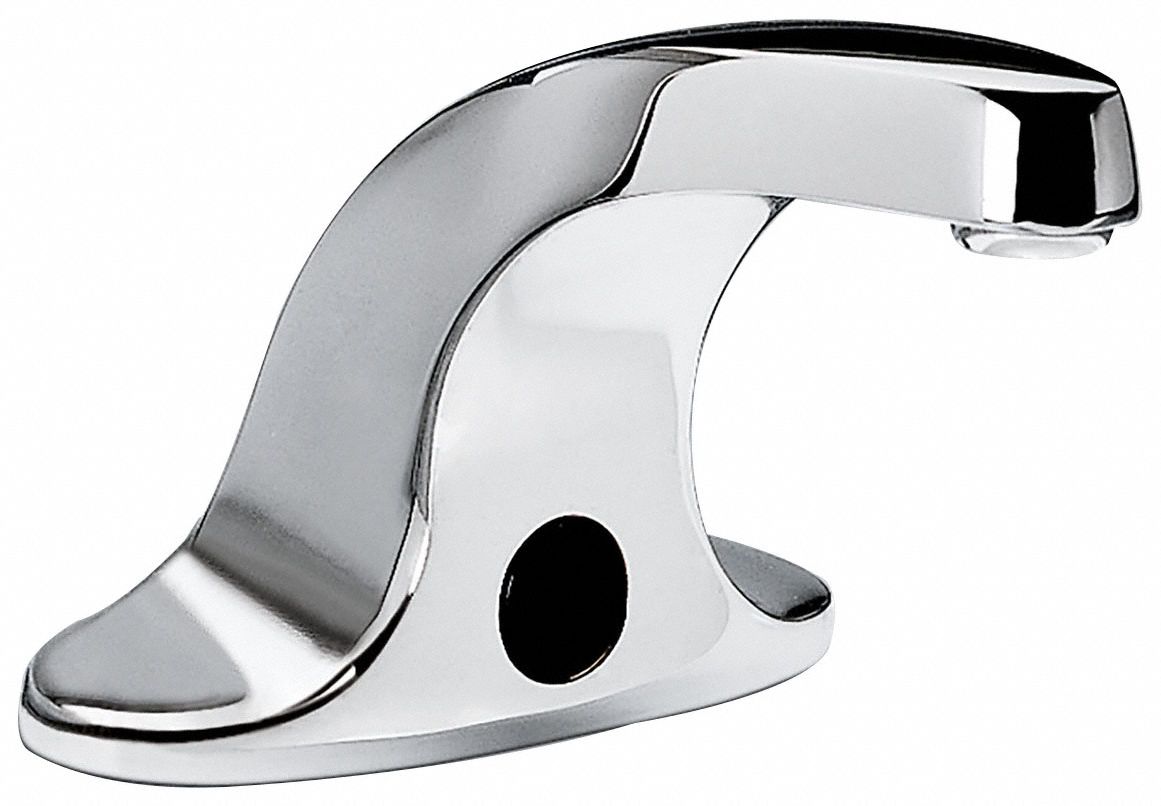AMERICAN STANDARD, Brass, Polished Chrome Finish, Sensor Faucet ...