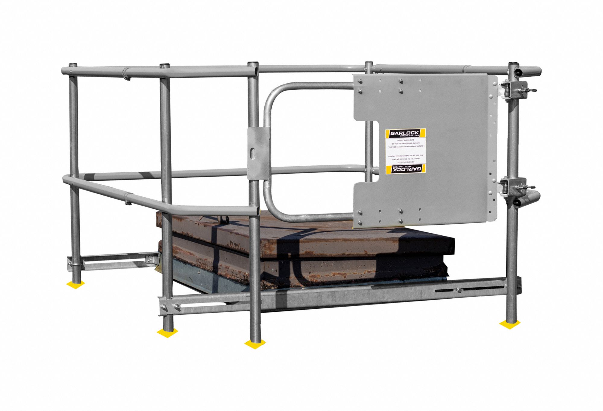 GARLOCK SAFETY SYSTEMS, Galvanized, Fits 36 to 54 in Hatch Lg, roof ... GARLOCK SAFETY SYSTEMS, Galvanized, Fits 36 to 54 in Hatch Lg, roof ...