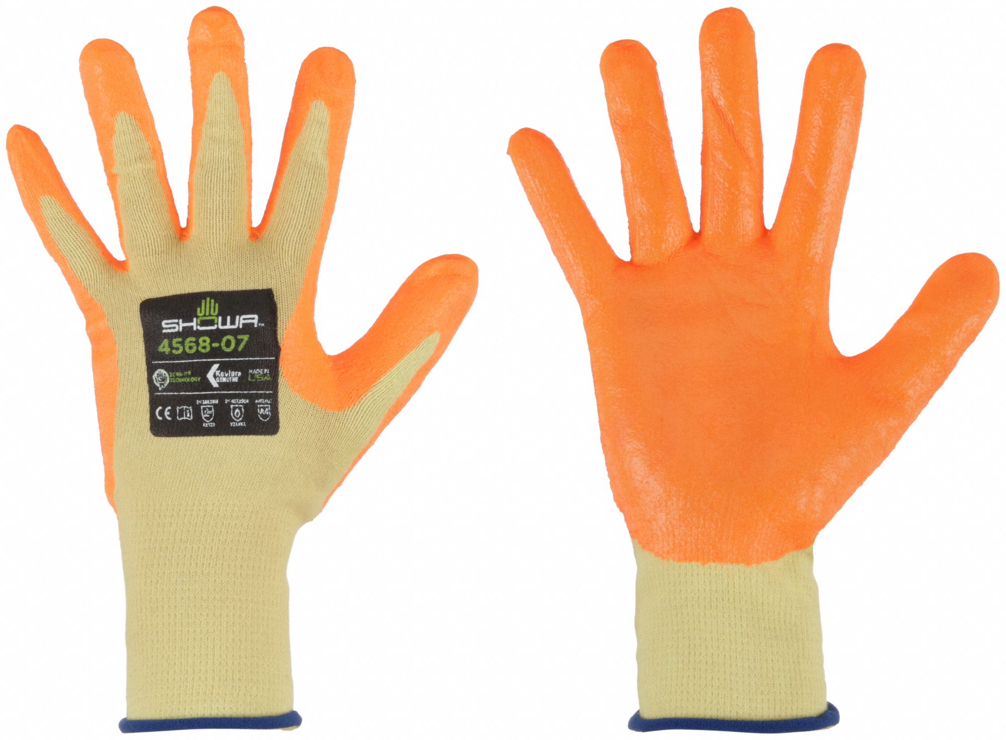 SHOWA, XL ( 9 ), ANSI Cut Level A4, Knit Gloves - 61UT99|4568XL-09-V - Grainger