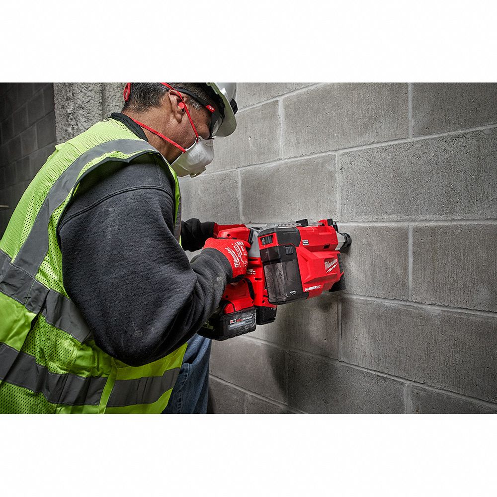 MILWAUKEE On-Tool Dust Extractor: On-Tool, Self-Contained, Universal ...