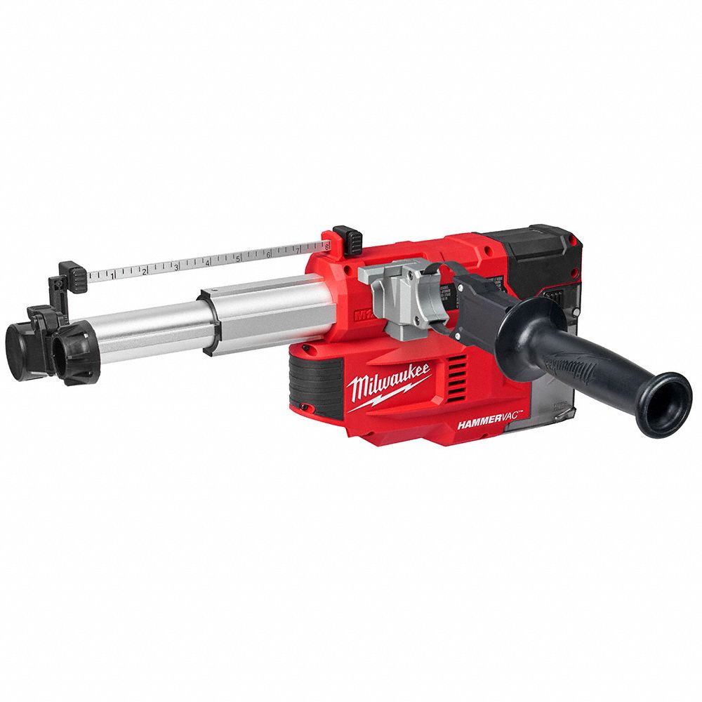 MILWAUKEE, On-Tool, Self-Contained, On-Tool Dust Extractor - 61UU77 ...