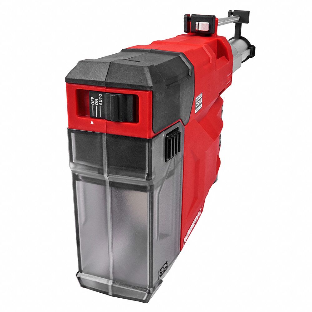 MILWAUKEE On-Tool Dust Extractor: On-Tool, Self-Contained, Universal ...