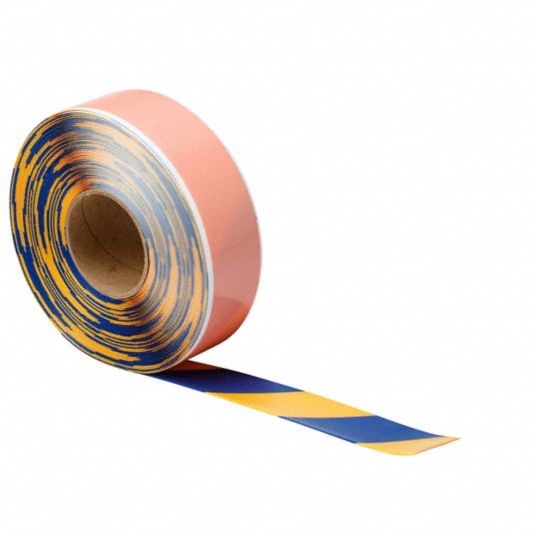Extra-Durable, Striped, Floor Marking Tape - 61UW83|170089 - Grainger