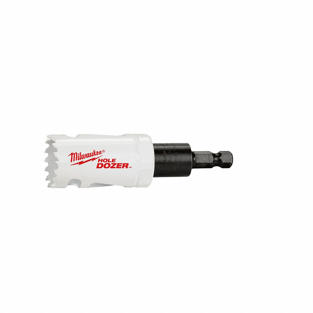 MILWAUKEE, 1 1/8 in Saw Dia., 3/5 Teeth per Inch, Hole Saw - 61UX17|49-56-9663 - Grainger