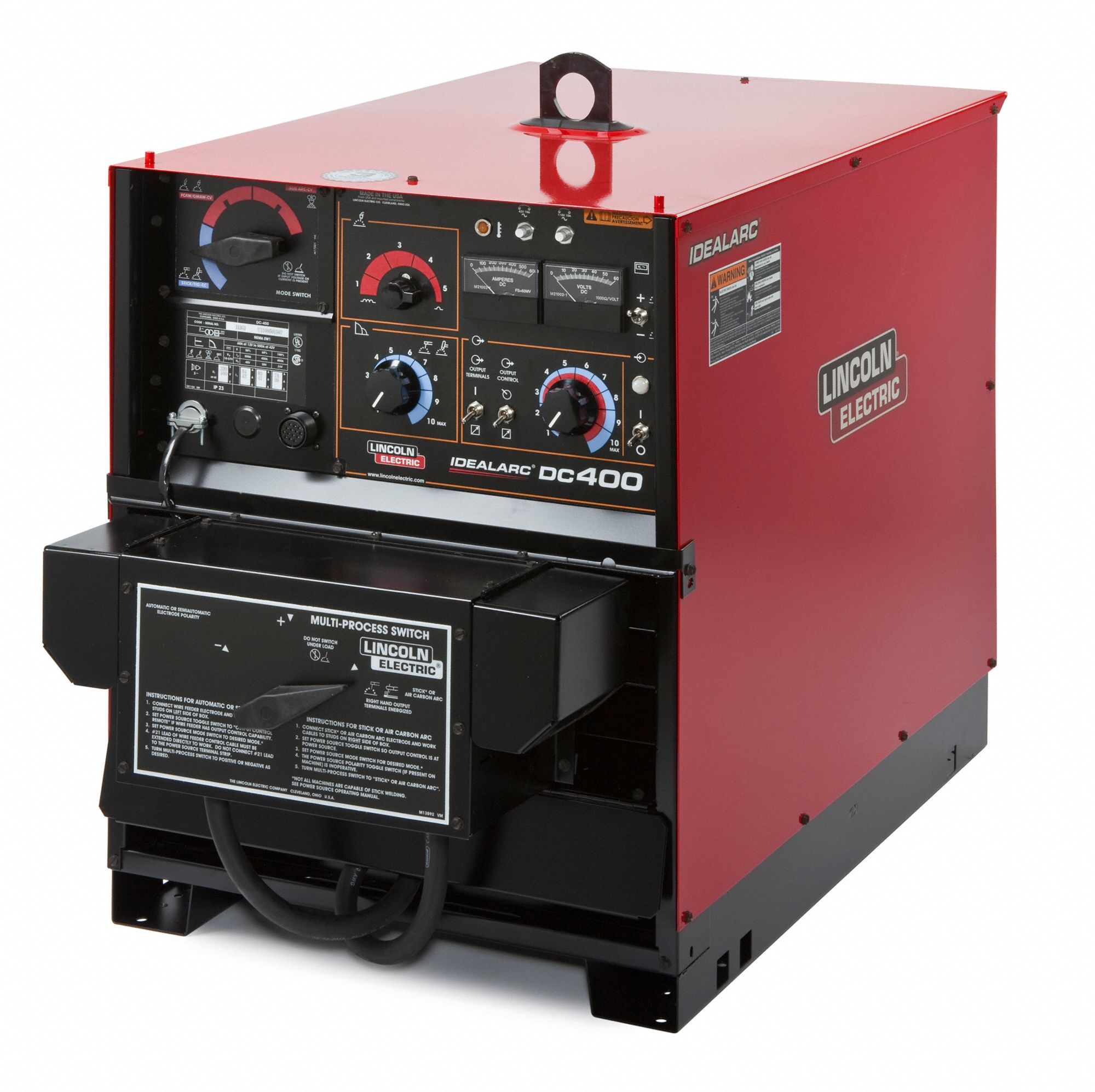 LINCOLN ELECTRIC, Idealarc DC400, DC, Multiprocess Welder - 61UX68 ...