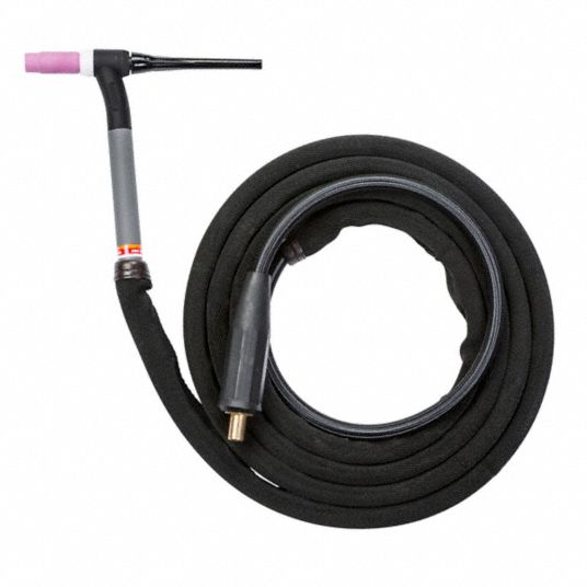 LINCOLN ELECTRIC TIG Torch Kit: Air-Cooled, PTA-17, 12 1/2 ft, Rubber ...