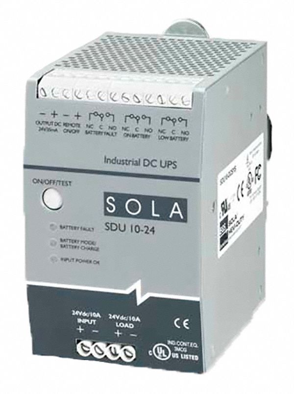 SOLAHD, Single Phase, 240 VA Power Rating, UPS - 61VD23|SDU1024B - Grainger
