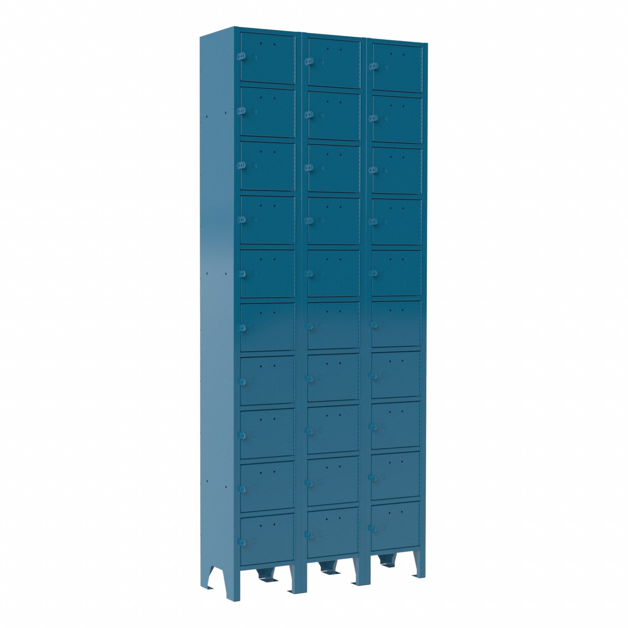 DURHAM MFG, 27 in x 9 in x 66 5/8 in, 10 Tiers, Cell Phone Locker ...