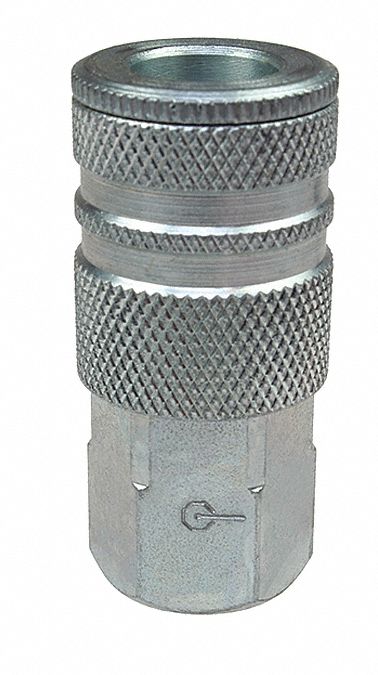 Industrial Coupler,FPT,3/8", Female, Industrial Coupler,FPT,3/8 ...