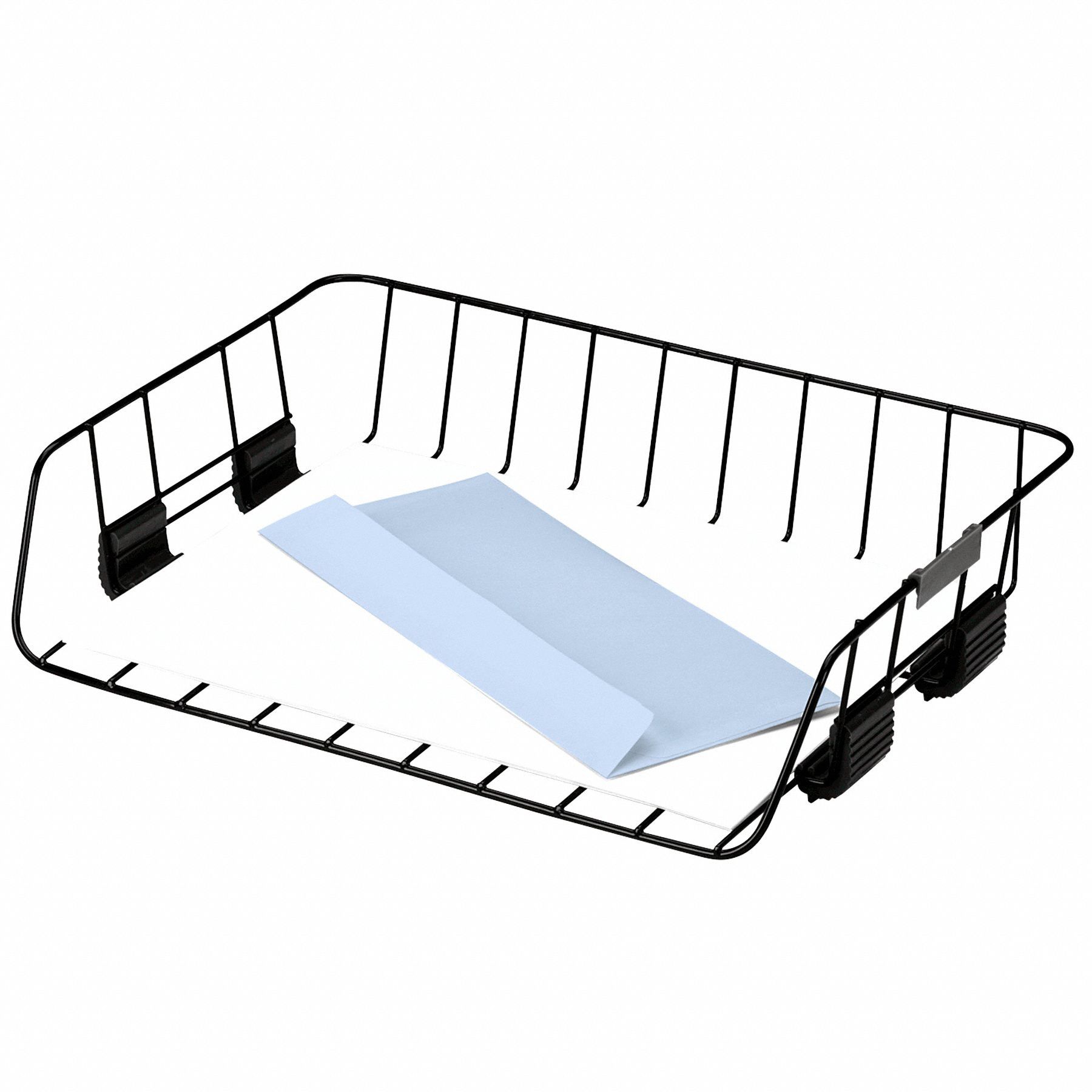 FELLOWES, 1 Compartments, Steel, Letter Tray - 22W839|62112 - Grainger