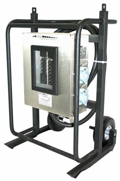 SOUTHWIRE, Three Phase, 120/208V AC, Power Distribution Cart - 3GUK8 ...