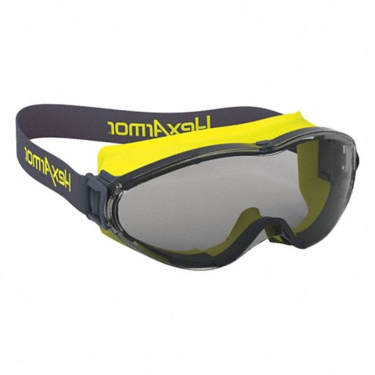 HEXARMOR, Gray Lens Color, Hardcoat/TruShield®, Safety Goggles - 623M03 ...