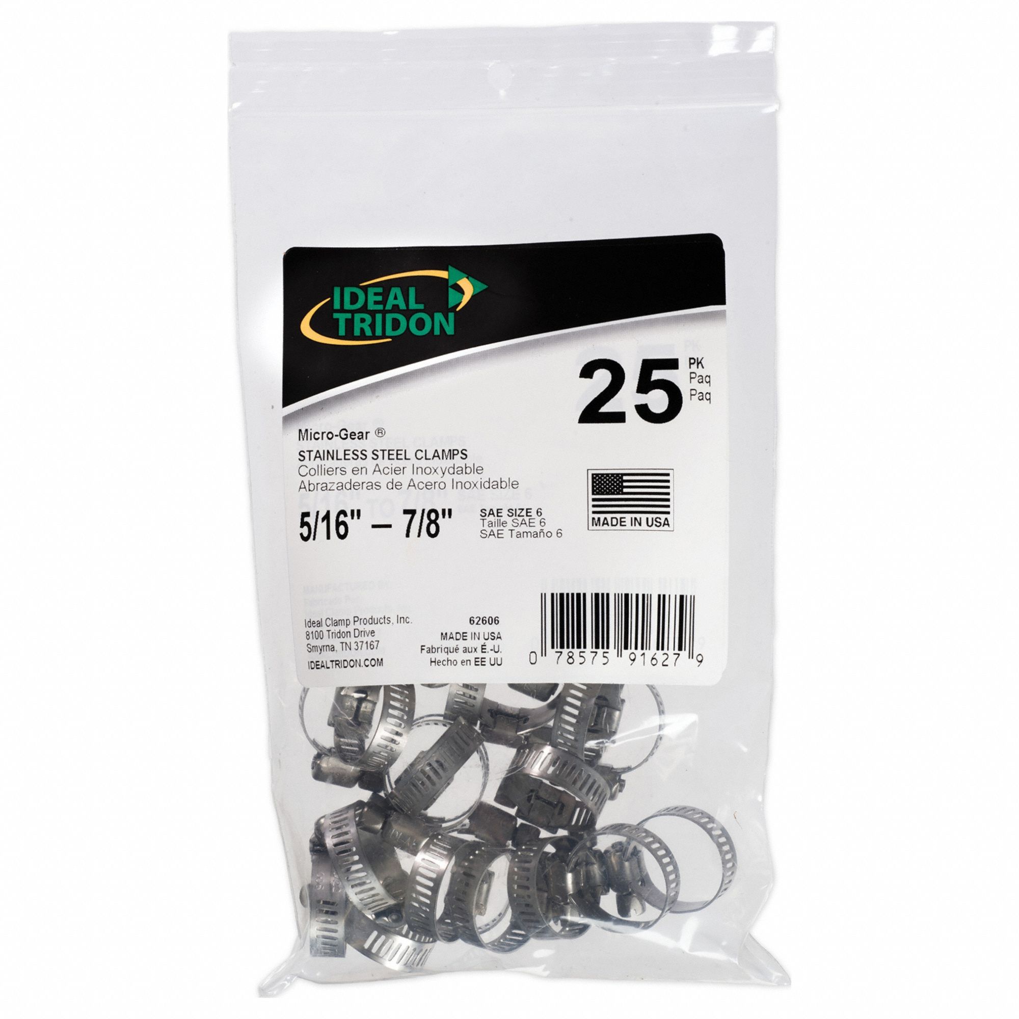 301 Stainless Steel, Perforated Band, Contractor Bag - 802UL5|626067B ...