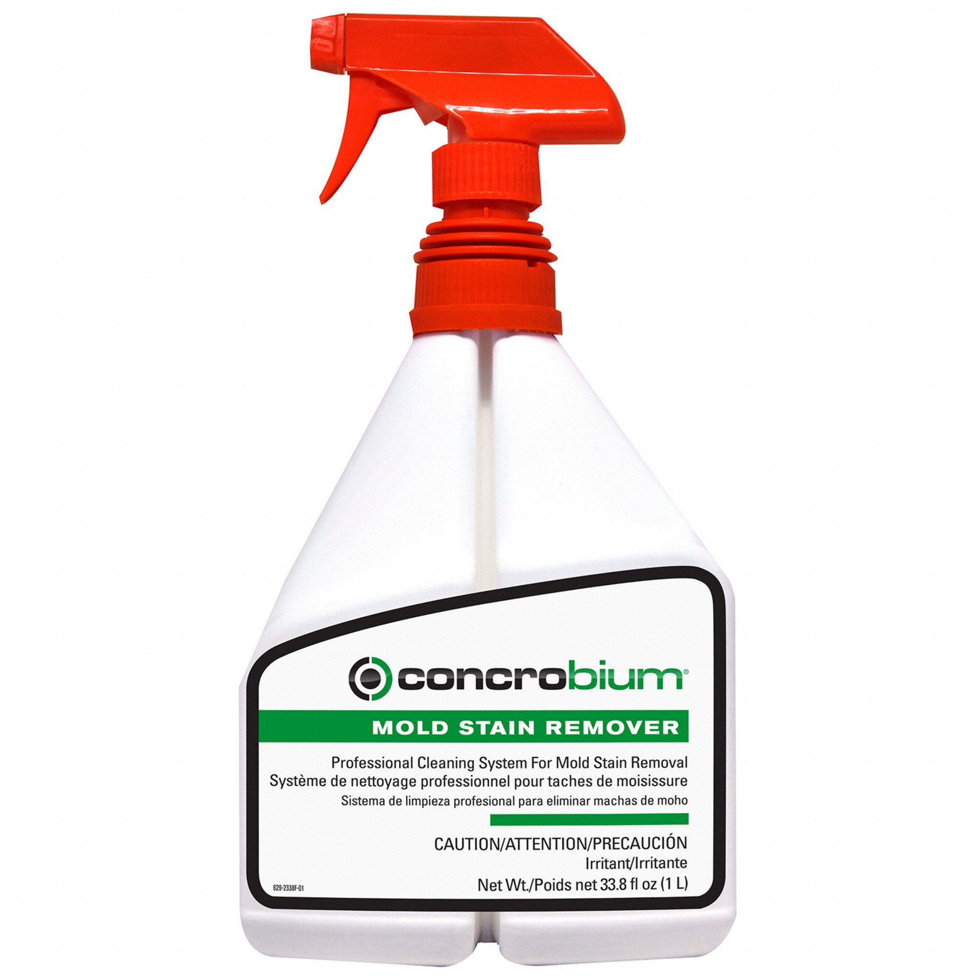 CONCROBIUM, Trigger Spray Bottle, 33.8 oz Container Size, Mold Stain ...