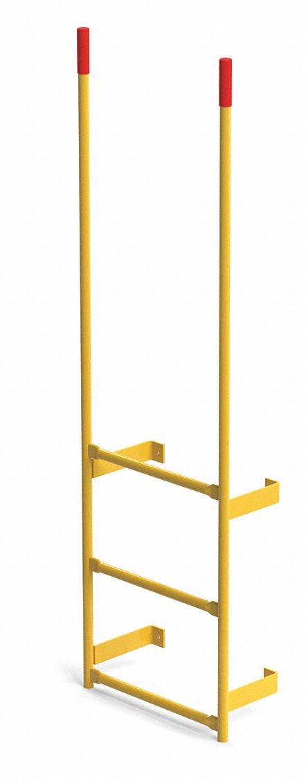 EGA, 1 Sections, Dock Ladder,Wall Mount,Steel,5 ft.,8" - 62KH02|MRT-03 ...