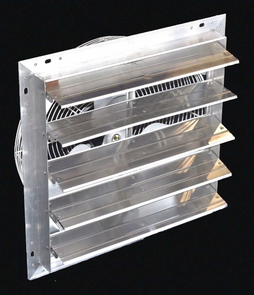 Shutter Fan,24",4310 CFM - 62ND27|24SF6D240C - Grainger