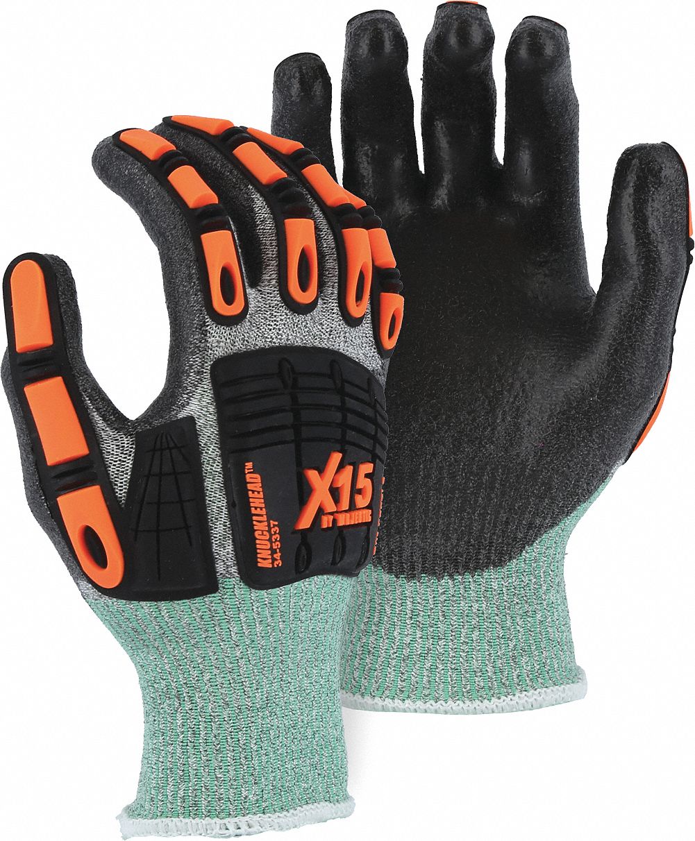 MAJESTIC GLOVE Cut Resistant Impact Gloves, XL, PK12 - 62NF75|34-5337 ...