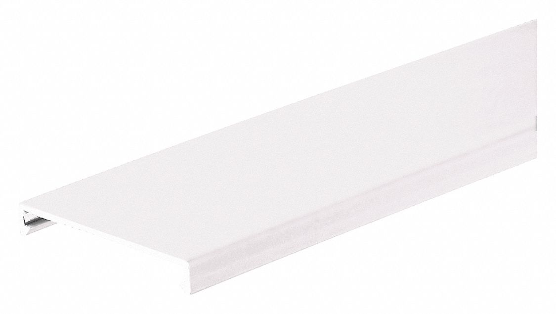 PVC, 72 in Lg, Wiring Duct Cover, Type C - 62NH51|C.75WH6 - Grainger