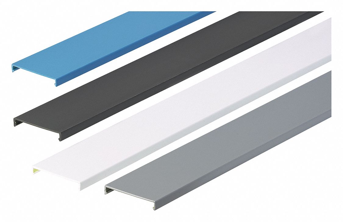 PVC, 72 in Lg, Wiring Duct Cover - 62NH95|C2IB6 - Grainger