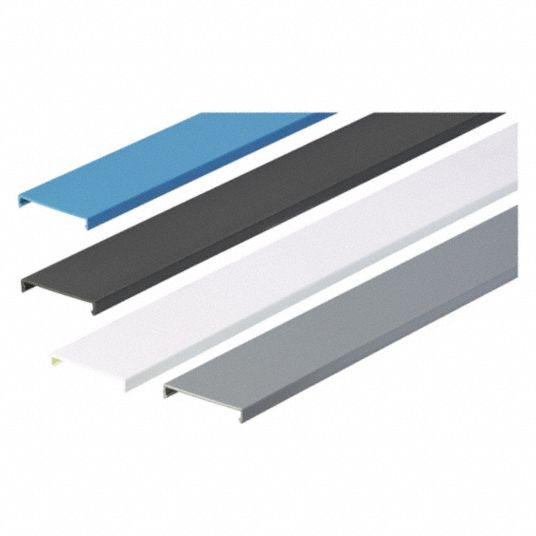 PVC, 72 in Lg, Wiring Duct Cover - 62NH95|C2IB6 - Grainger